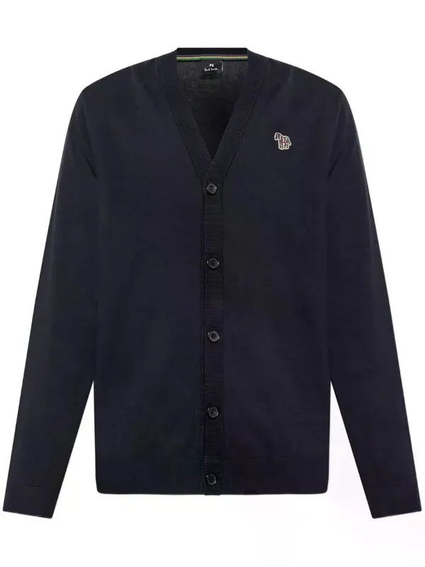 Paul Smith Zebra-patch Cardigan