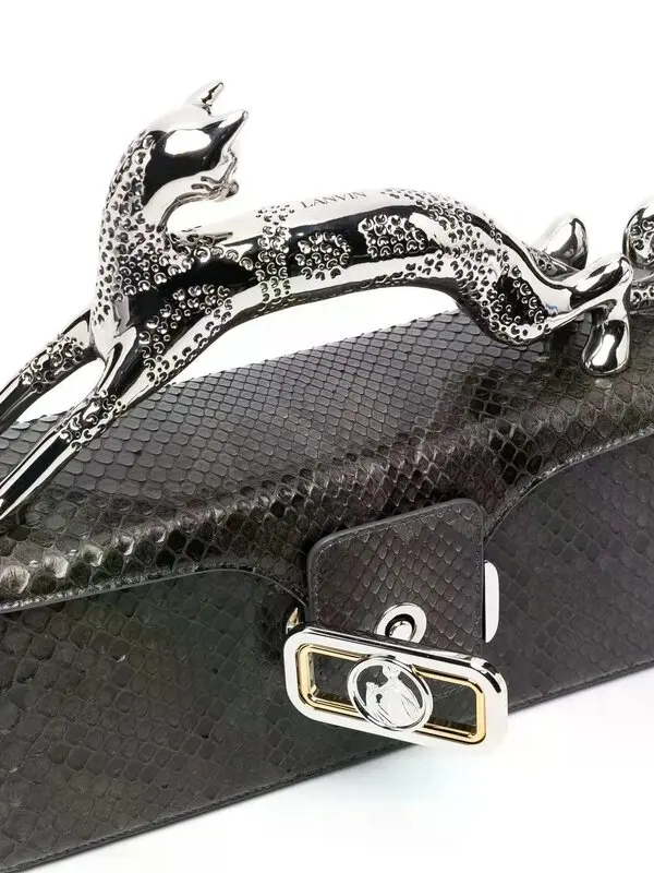 LANVIN Snakeskin Mini Tote