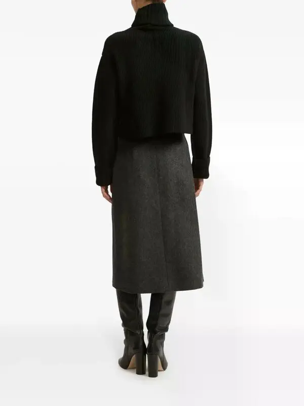 YVES SALOMON A-line Mid-calf Skirt