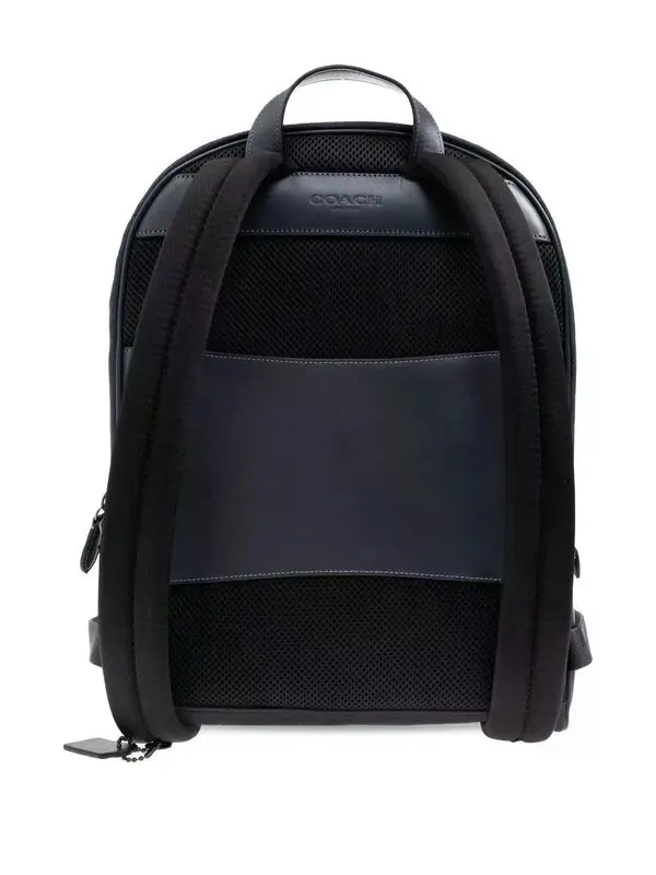 COACH Theo Monogrammed Backpack - Blue
