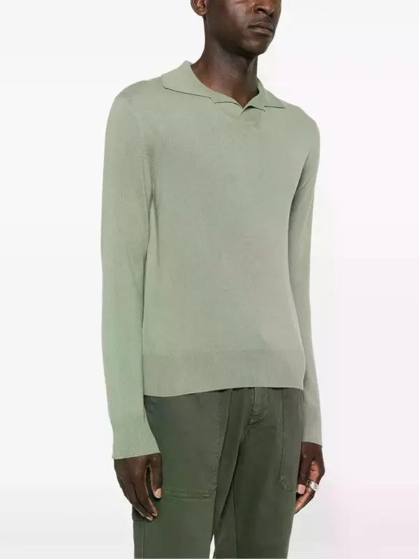 D4.0 Cashmere Knitted Sweater - Green