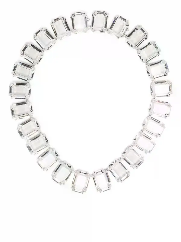 SWAROVSKI Millenia Octagon-cut Crystal Necklace - Silver