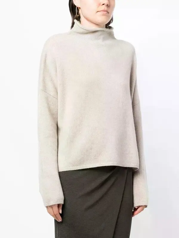 LISA YANG Mock-neck Cashmere Jumper