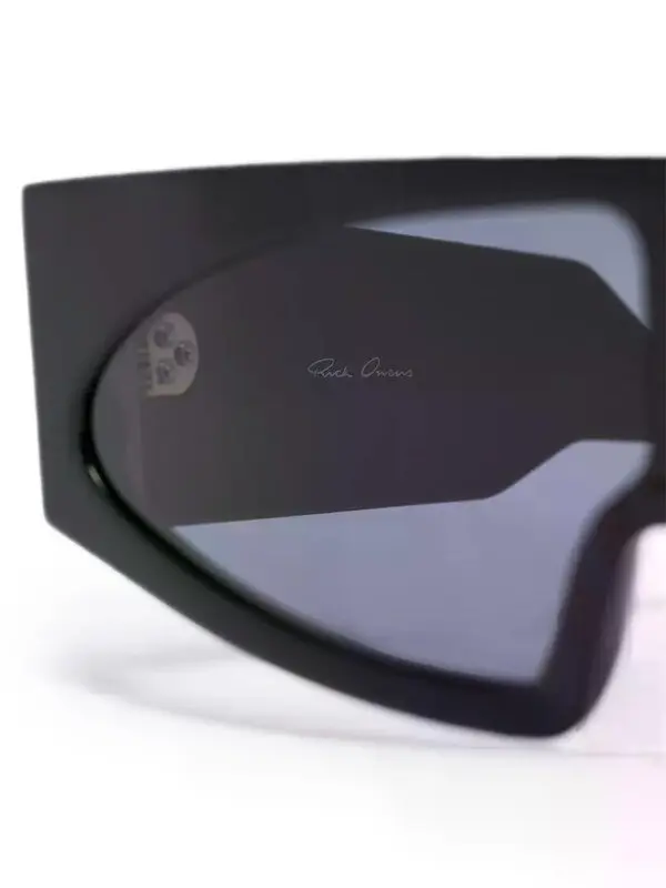 Rick Owens Tecuatl Rectangular Frame Sunglasses