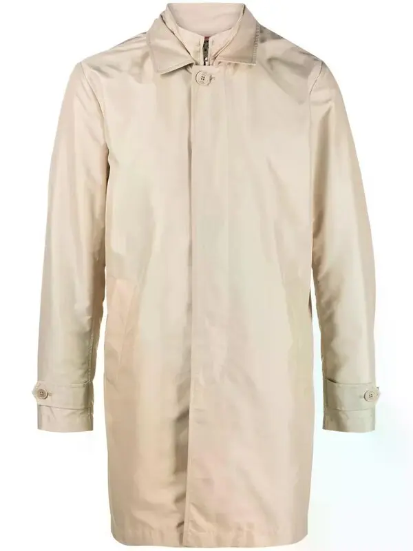 FAY Layered Raincoat - Neutrals