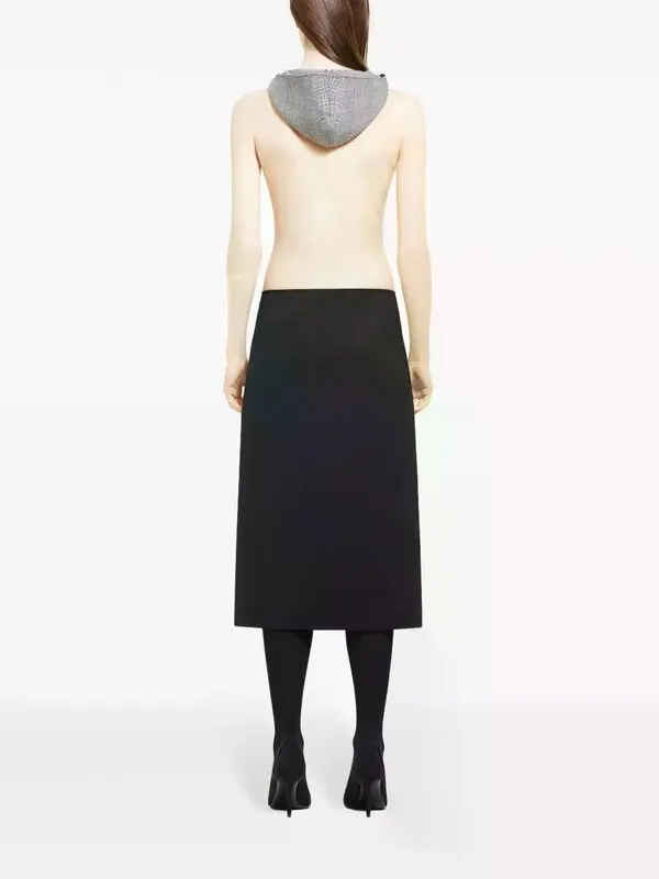 COURREGES Illusion Hooded Bodysuit