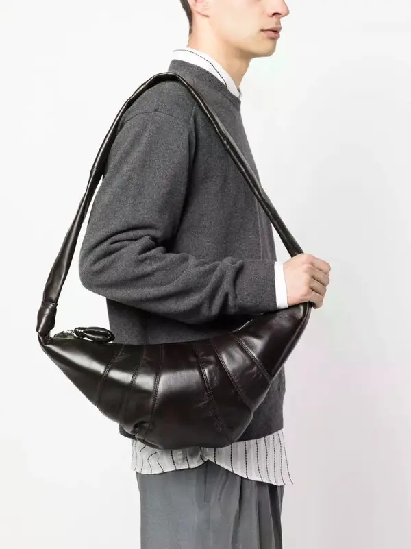 LEMAIRE Medium Croissant Shoulder Bag - Brown