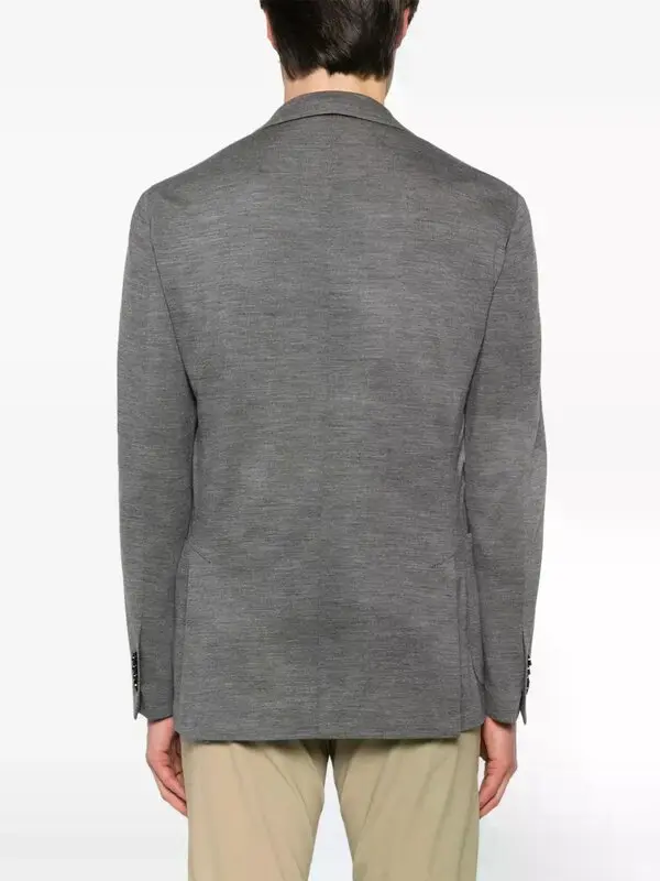 LARDINI Single-breasted Blazer - Grey