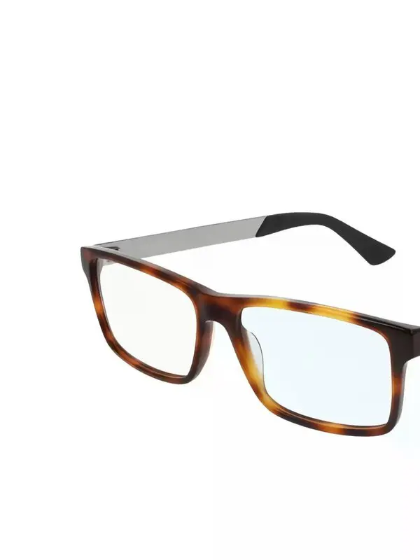 Gucci Havana Transparent Frame Eyewear