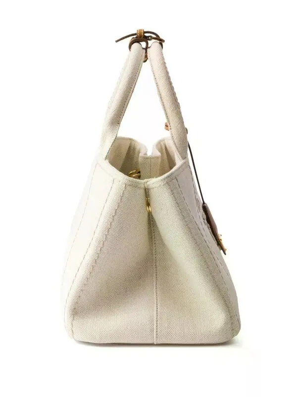 Prada Large Jardinière Tote Bag - Neutrals
