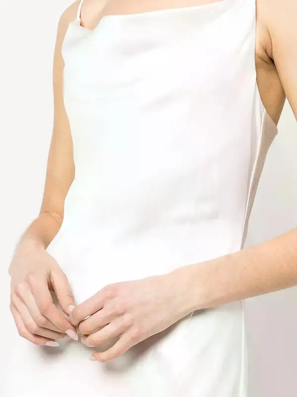 Simkhai Finley Crepe Satin Gown