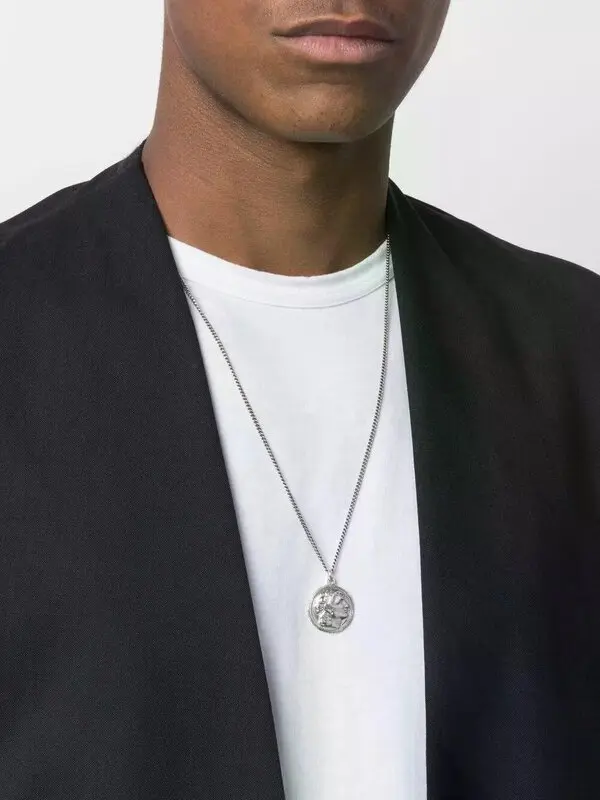 Emanuele Bicocchi Ceasar Coin Pendant Necklace