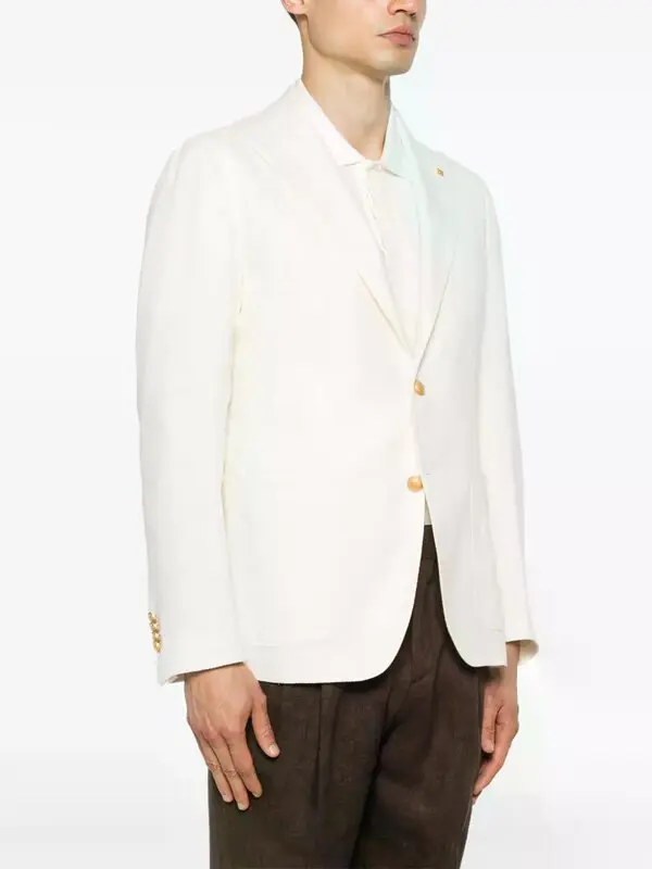 Tagliatore Herringbone-pattern Blazer - Neutrals