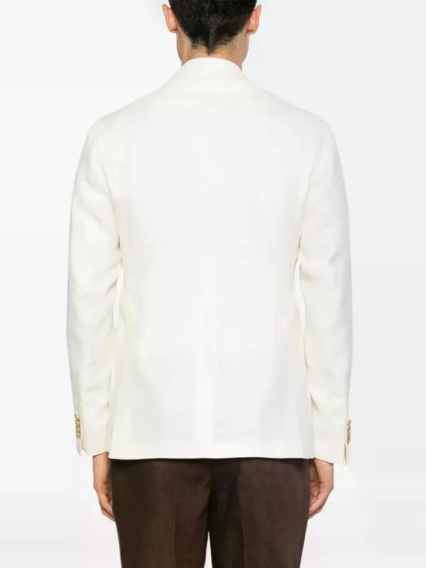 Tagliatore Herringbone-pattern Blazer - Neutrals