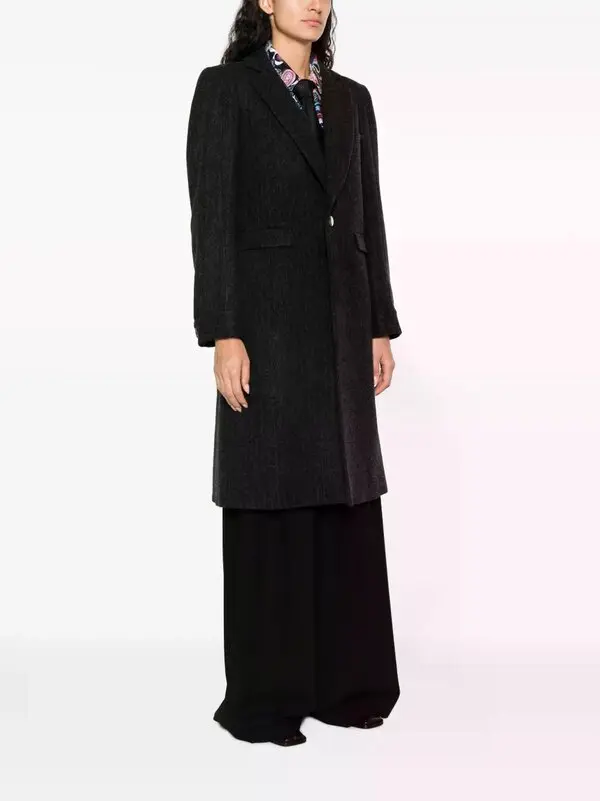 VIVIENNE WESTWOOD Alien Teddy Single-breasted Coat