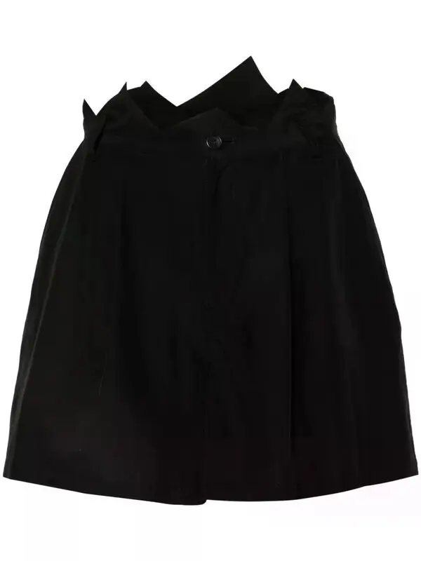 Yohji Yamamoto Asymmetric-edge Shorts