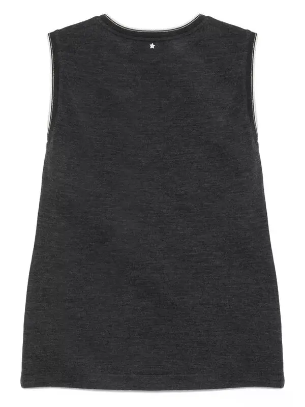 Lorena Antoniazzi Contrast-trim Tank Top - Grey
