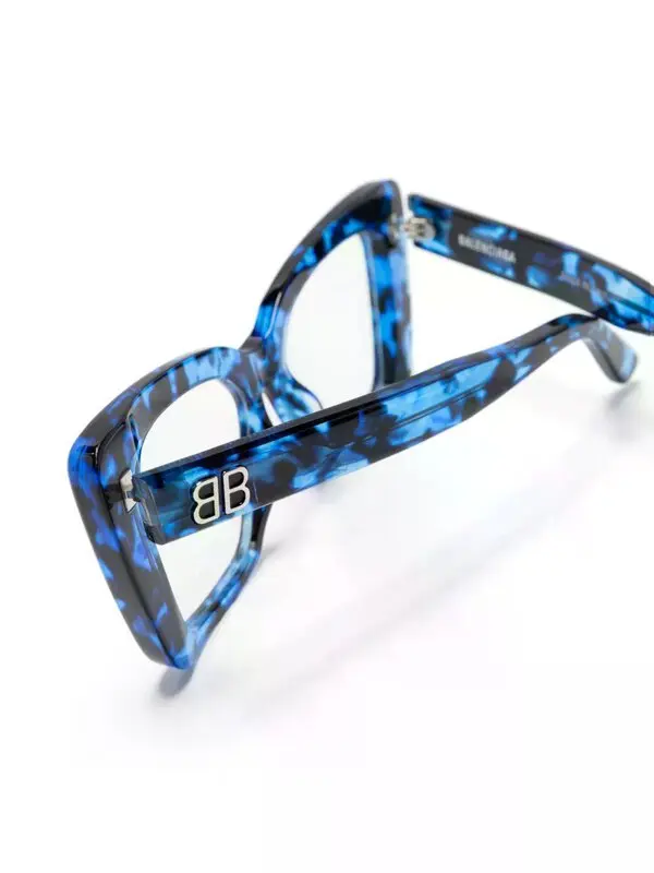 Balenciaga Tortoiseshell Cat-eye Glasses