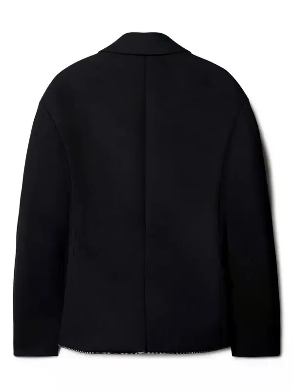 Off-White Zip-trim Virgin Wool Blazer