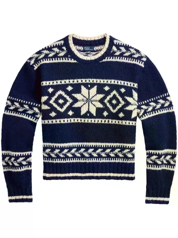 Polo Ralph Lauren Snowflake-jacquard Sweater