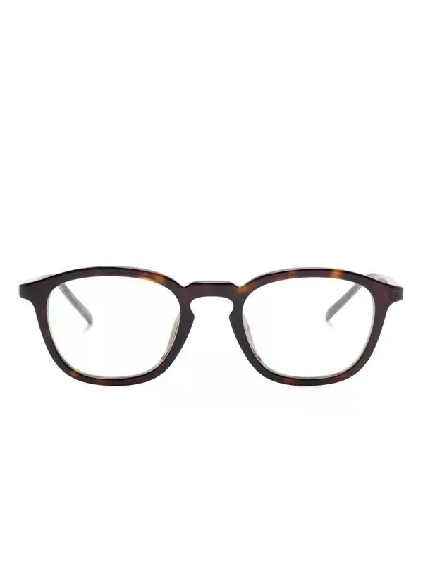 Saint Laurent Square-frame Glasses - Brown