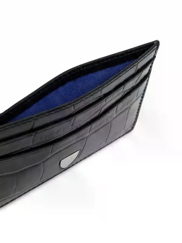 ASPINAL OF LONDON Croc-effect Card Holder