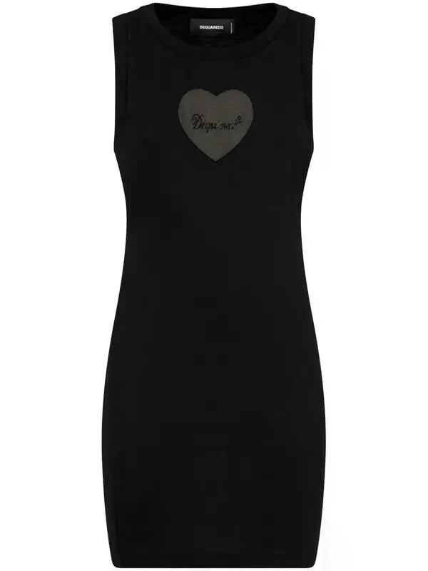 Dsquared2 Logo-embellished Cotton Minidress