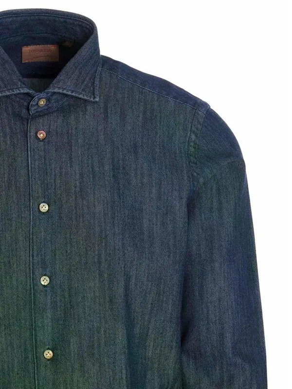 BORRIELLO NAPOLI Denim Shirt
