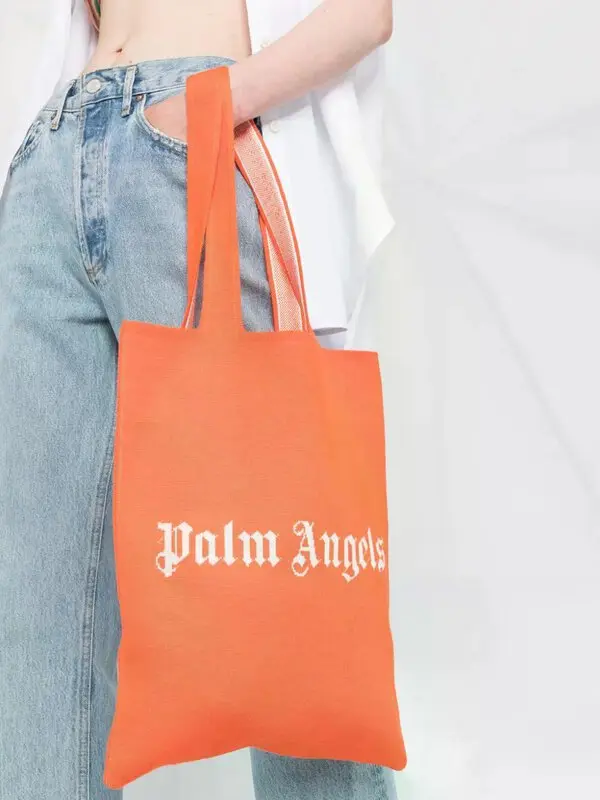 Palm Angels Logo Print Shopper