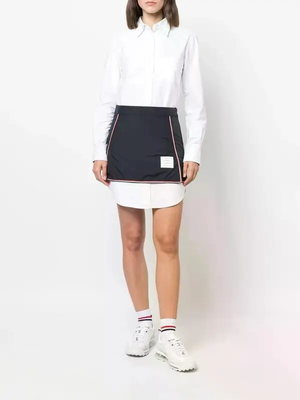 Thom Browne Rwb Golf Mini Skirt