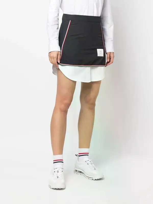 Thom Browne Rwb Golf Mini Skirt