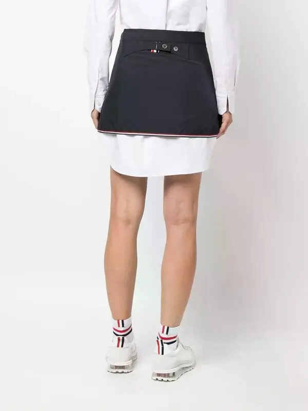 Thom Browne Rwb Golf Mini Skirt
