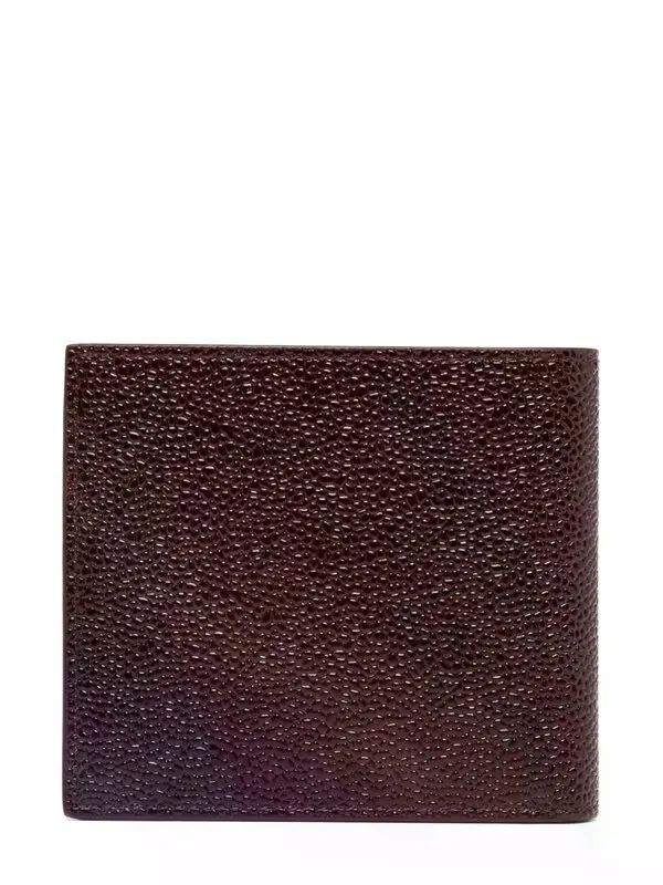 Thom Browne Leather Bi-fold Wallet - Red