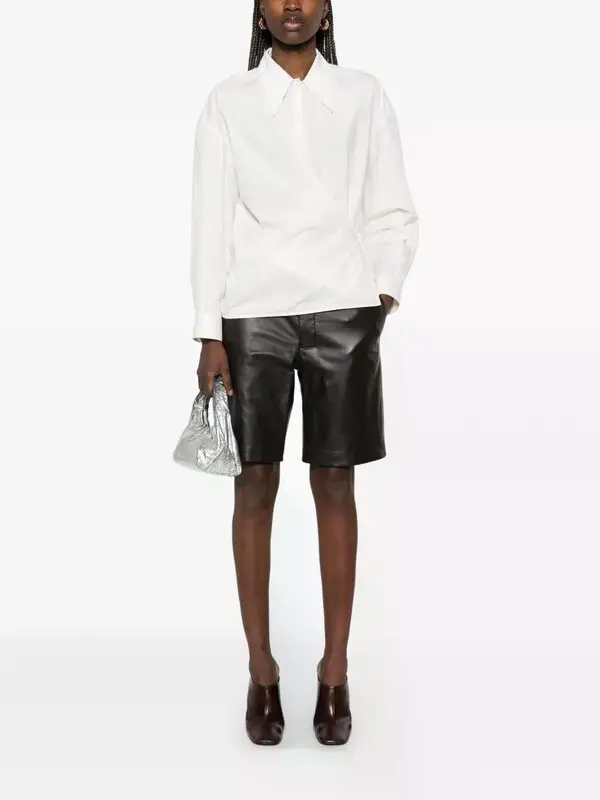 LEMAIRE Leather Shorts