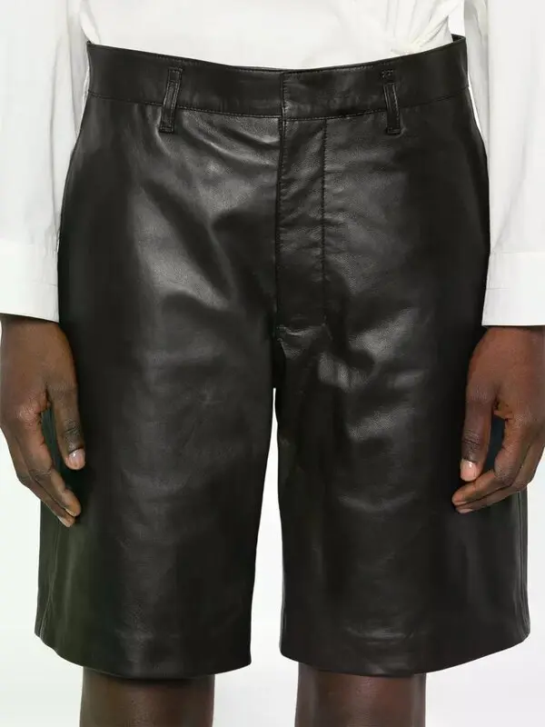LEMAIRE Leather Shorts