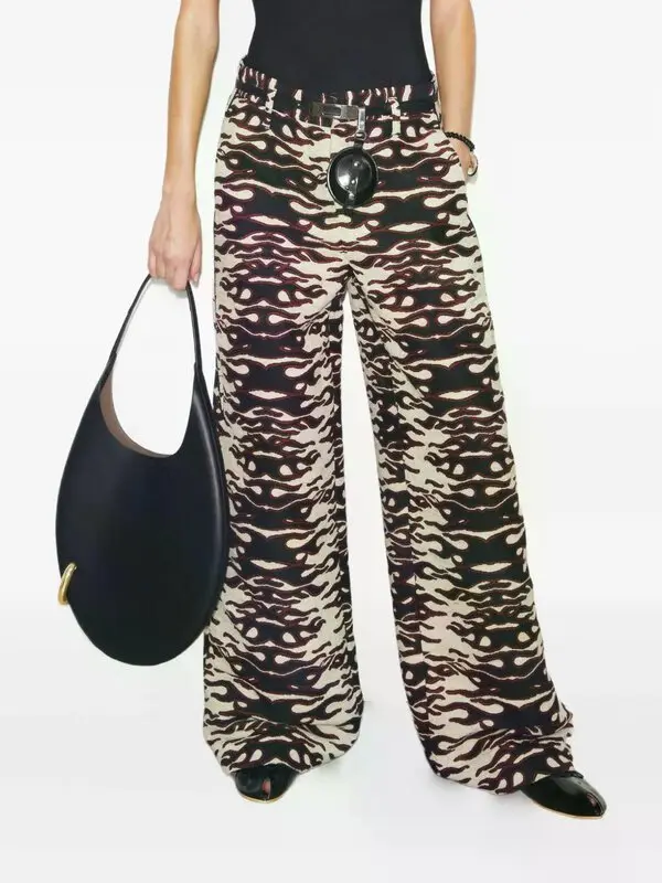 Tory Burch Patterned Jacquard Trousers