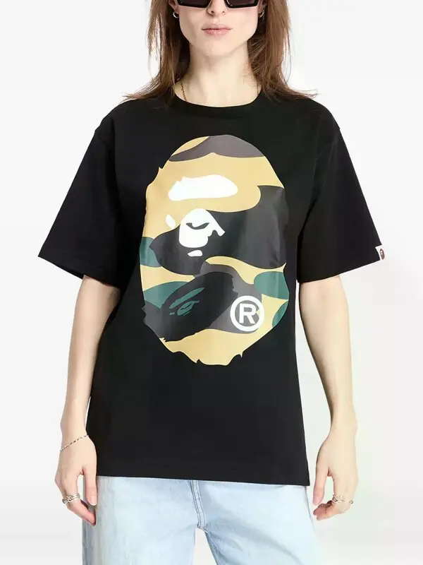 A BATHING APE 1st Camo Graphic T-shirt - Black