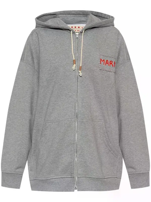 Marni Organic Cotton Jersey Loopback Hoodie