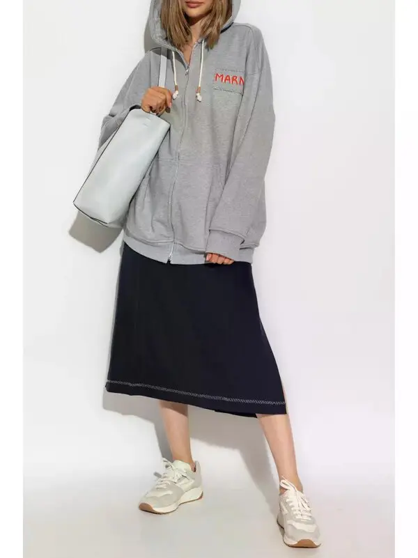 Marni Organic Cotton Jersey Loopback Hoodie