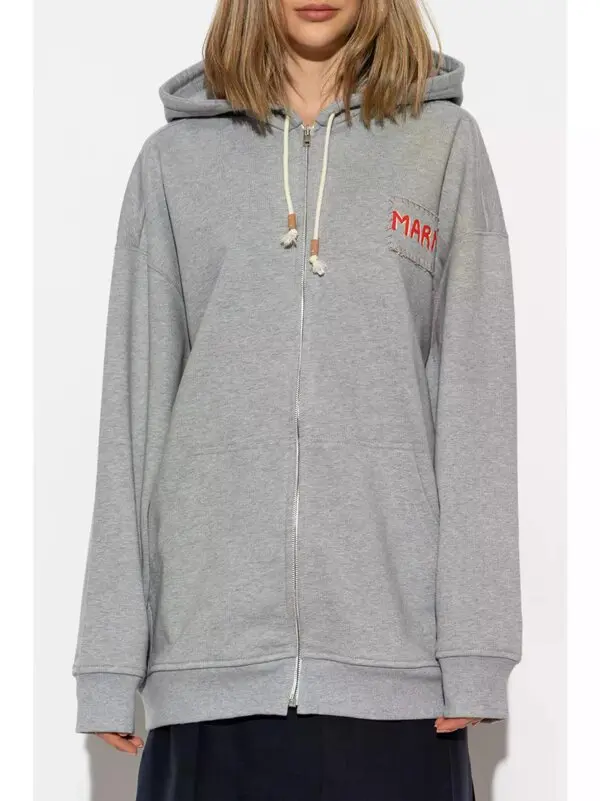 Marni Organic Cotton Jersey Loopback Hoodie