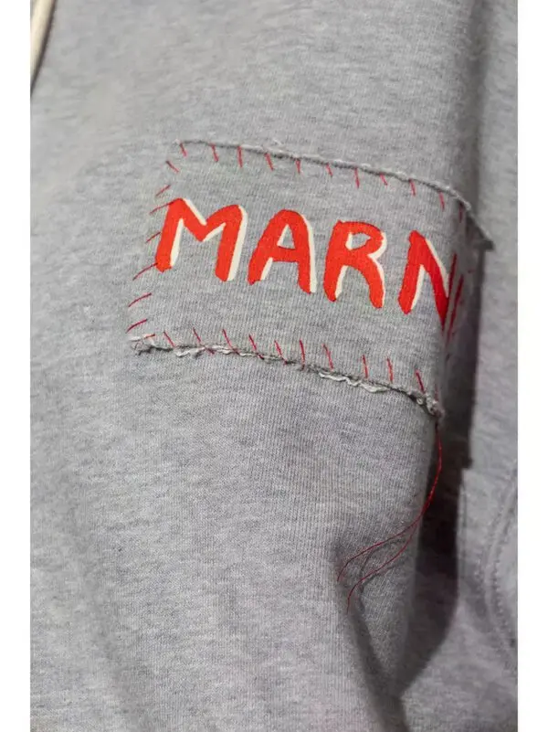 Marni Organic Cotton Jersey Loopback Hoodie
