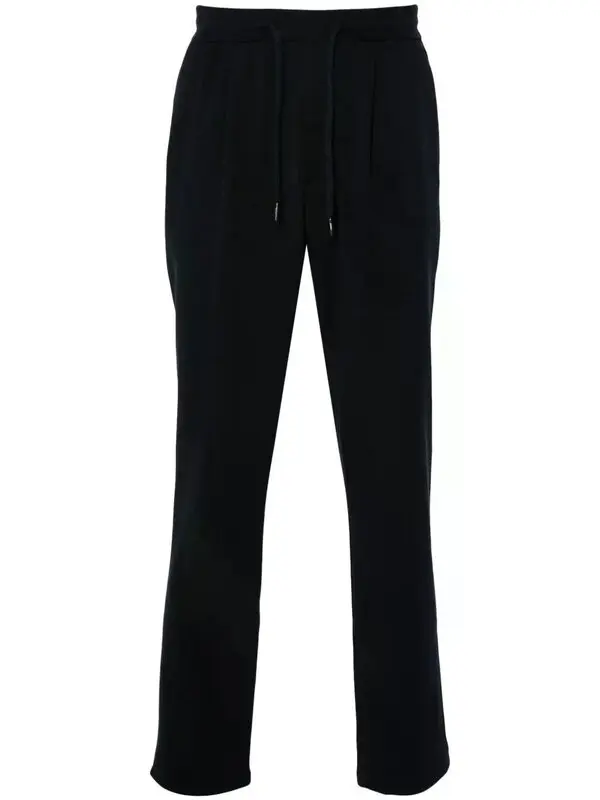Herno Drawstring Virgin Wool Trousers - Blue