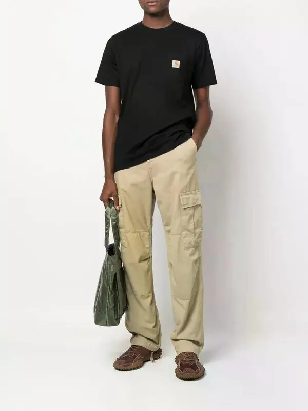 Carhartt Work In Progress Pocket Logo-patch T-shirt - Black