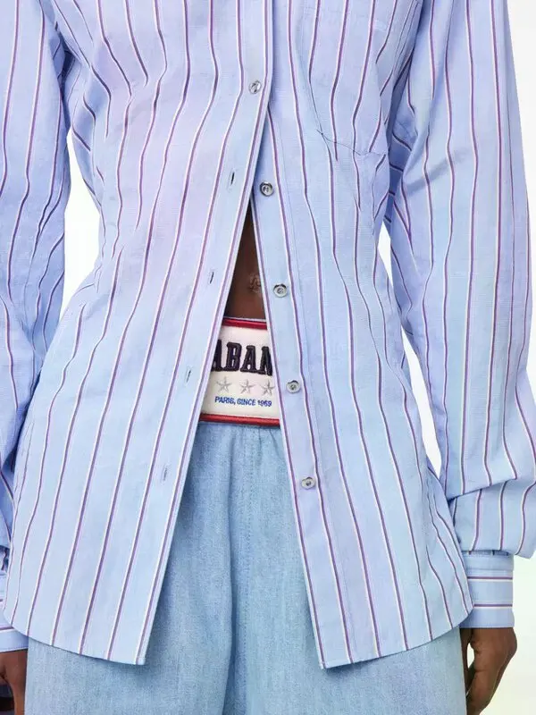 Rabanne Striped Shirt - Blue