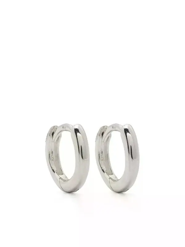 WOUTERS & HENDRIX Les Eternelles Everyday Hoop Earrings - Silver