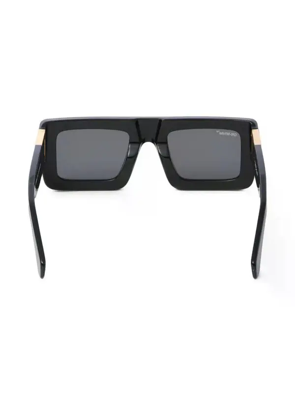 Off-White Leonardo Square-frame Sunglasses - Black