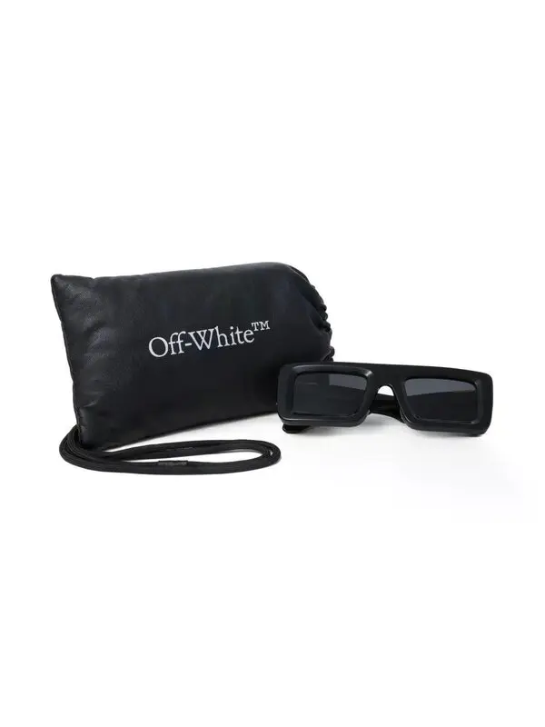 Off-White Leonardo Square-frame Sunglasses - Black