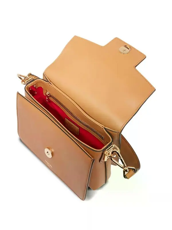 LANCEL Leather Small Flap Bag