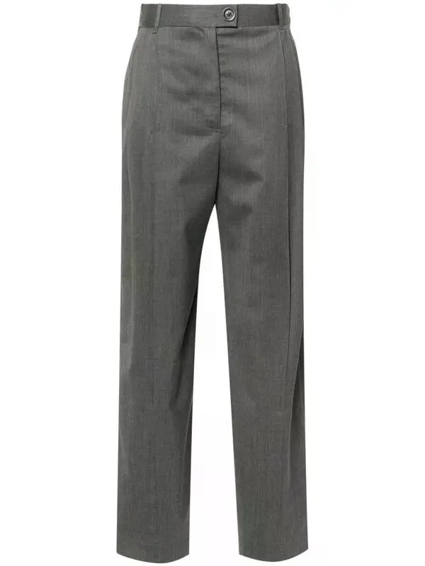 PETER DO Tailored Tapered Trousers With Front Slit