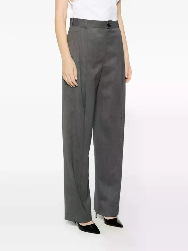 PETER DO Tailored Tapered Trousers With Front Slit